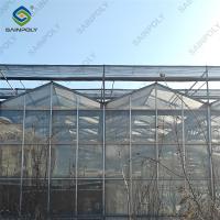China Agricultural Glass Venlo Type Greenhouse Wind Resistance Professional Installation for sale