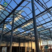 China Multispan Agricultural Venlo Glass Greenhouse Good Insulation In Winter for sale