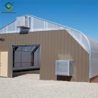 China Single Span Black Out Greenhouse Light Deprivation Single Arch Tunnel Greenhouse for sale