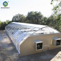 China Snow Resistance Polycarbonate Film Greenhouse 100% Darkness Easy To Install for sale