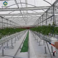 China Agricultural Multi Span Poly Film Greenhouse Stable Hydroponic Growing Systems for sale