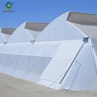 China Simple Multi Span Commercial Gothic Type Greenhouse Wind Resistance for sale