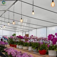 China Waterproof Flower Greenhouse Multi Span Greenhouse With Strong Load Bearing for sale