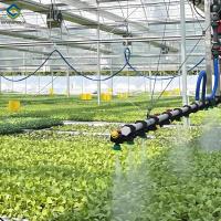 China PVC Gutter Soilless Culture Hydroponic Lettuce Greenhouse Anti Corrosion for sale