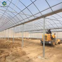 China Venlo Type Strong Frame Hdyroponic Strawberry Greenhouse High Yield for sale