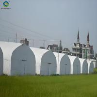 China Single Layer Plastic Blackout Greenhouse Mushroom Farming Greenhouse Good Ventilation for sale