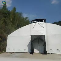 China Single Layer Plastic Blackout Greenhouse Mushroom Farming Greenhouse Good Ventilation for sale