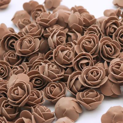 China Wholesale 6-7cm preserved flower dried roses natural stabilized rose for sale