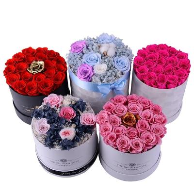 China Real presered rose ot sell box flower presered rosese eternal promise for sale