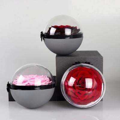 China New arrival immortal rose big preserved rose in poke ball  rose gift for sale