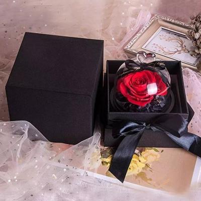 China 2020 Christmas Gift Preserved Flower Forever Rose In Flask On Sale for sale