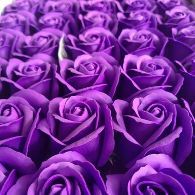 China Wholesale High Good Quality three-layer Soap Roses Head Flower for Christmas Day for sale