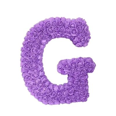 China New arrival Foam rose letter from A to Z Foam Rose Letter For Birthday Party Decoration for sale