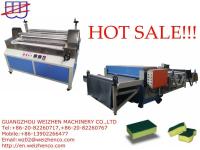 China 250 mm Cleaning Scouring Pad Production Line Machine for Smooth and Fast Cleaning for sale