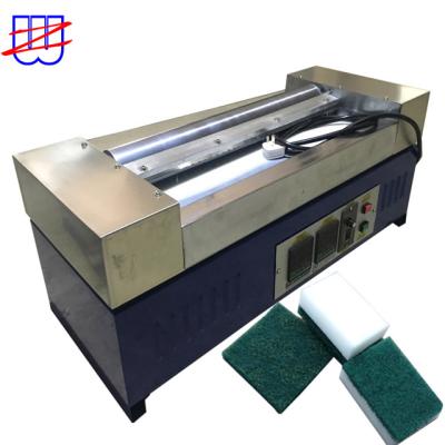 China Semi-automatic Scouring Pad Bonding Machine for EVA Foam and Hot Melt Glue Laminating for sale