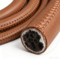 China Factory Custom 3mm-20mm Twisted Faux Suede Leather Line Durable Abrasion Proof PU for Craft Shoes & Upholstery Decoration for sale