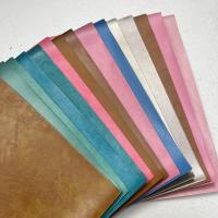 China Wholesale Waterproof  PU Synthetic Packing Leather Fabric for sale
