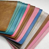 China Wholesale Waterproof  PU Synthetic Packing Leather Fabric for sale