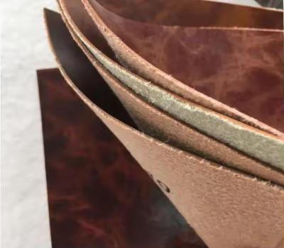 China High Quality Embossed Suede Bonded Flocking Backing Microfiber PVC PU Synthetic Leather Fabric for Sofa Furniture for sale