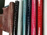China Waterproof Customized PU Synthetic Fabric Artificial  Faux Leather for Outdoor Furniture Chair Cover for sale