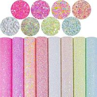 China Wholesale Eco-Friendly Variety Glitter PU PVC Faux Synthetic Leather Fabric for Accessories Bags Handbags Cars Furniture for sale