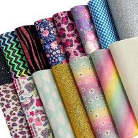 China Wholesale Eco-Friendly Variety Glitter PU PVC Faux Synthetic Leather Fabric for Accessories Bags Handbags Cars Furniture for sale