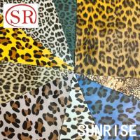 China Wholesale Animal Skin Fur Leopard Print Real Cow Hide Finished Leather Fabric China Tannery's Embossed PU Leather Material for sale