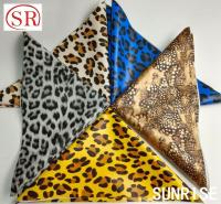 China Wholesale Animal Skin Fur Leopard Print Real Cow Hide Finished Leather Fabric China Tannery's Embossed PU Leather Material for sale