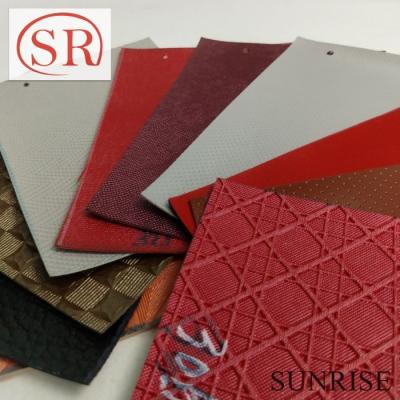 China Hot Sale Non Toxic Wear-resistant Microfiber Flame Retardant Sofa Auto Upholstery Marine Silicone Faux Synthetic Leather for sale