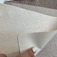 China Sunrise PVC Artificial Leather Microfiber Fabric Knitted Backing Waterproof Synthetic Leather for Bags for sale