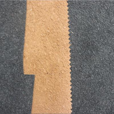 China Nappa Grain Fabric Material Synthetic Artificial PU Bonded Flocking Backing Fabric Pinatex Leather for sale