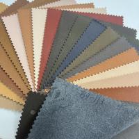 China Free Samples Faux PU Leather Fabric Synthetic Leather Material for Making Shoes Lining for sale