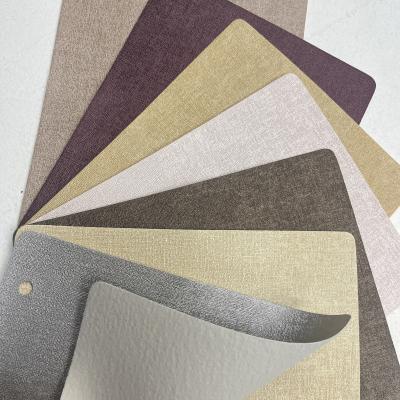 China 100% Polyester Leather  Bag Fabric PVC Coating Upholstery Fabric for sale
