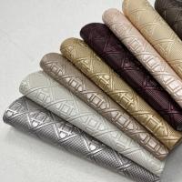 China Wholesale Factory Custom PVC Leather With Knitted Fabric for Luggage for sale
