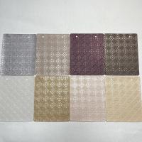 China Wholesale Factory Custom PVC Leather With Knitted Fabric for Luggage for sale