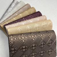 China Wholesale Factory Custom PVC Leather With Knitted Fabric for Luggage for sale