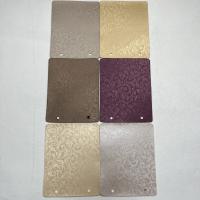 China Wholesale Factory Custom PVC Leather With Knitted Fabric for Luggage for sale