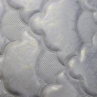 China Pvc Synthetic Leather Embroidered Vinyl  Glossy Cars Seat Embroid Fabric for sale