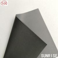China Ready to Ship 0.7mm Soft Pu Leather Fabric for Making Colorful Clothes 54 Inch Faux Garment Quality Genuine Leather for sale