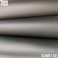 China Ready to Ship 0.7mm Soft Pu Leather Fabric for Making Colorful Clothes 54 Inch Faux Garment Quality Genuine Leather for sale