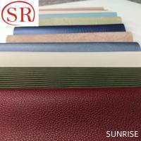 China Suede Microfiber Cuero Nappa Embossed Pattern Stretch Waterproof PU Leather Fabric for Car Seat Handbags Garments Outdoor Use for sale