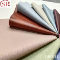China Suede Microfiber Cuero Nappa Embossed Pattern Stretch Waterproof PU Leather Fabric for Car Seat Handbags Garments Outdoor Use for sale