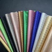 China Vivid Crocodile - Embossed Leather Fabric Sheets: Eye - Catching, Durable Materials for Fashion and Accessory Design for sale
