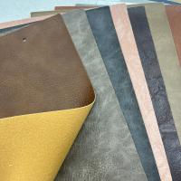 China Free Sample PU Faux Leather Fabric Synthetic Leather for Sofa Bag Decoration for sale