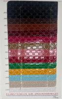 China Vibrant Croc Embossed Eco-Friendly PU Artificial Leather Fabric Sheets Assorted Colors for Bags Sofas Garments for sale