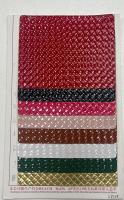 China Vibrant Croc Embossed Eco-Friendly PU Artificial Leather Fabric Sheets Assorted Colors for Bags Sofas Garments for sale