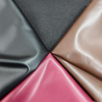 China Soft PU Garment Leather 0.7mm Wear-Resistant Skin-Friendly Waterproof Stain-Proof Easy Clean Factory Price for sale