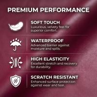 China Soft PU Garment Leather 0.7mm Wear-Resistant Skin-Friendly Waterproof Stain-Proof Easy Clean Factory Price for sale