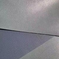 China Printed PU Thermo Leather with Nonwoven Backing Heat-Activated Color Change 0.6-0.7mm Thick for Notebook Bag Covers for sale