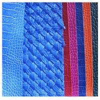 China Premium Crocodile Embossed Synthetic Leather Crocodile Grain PU Synthetic Leather for Bag PU Material Leather for Bags for sale